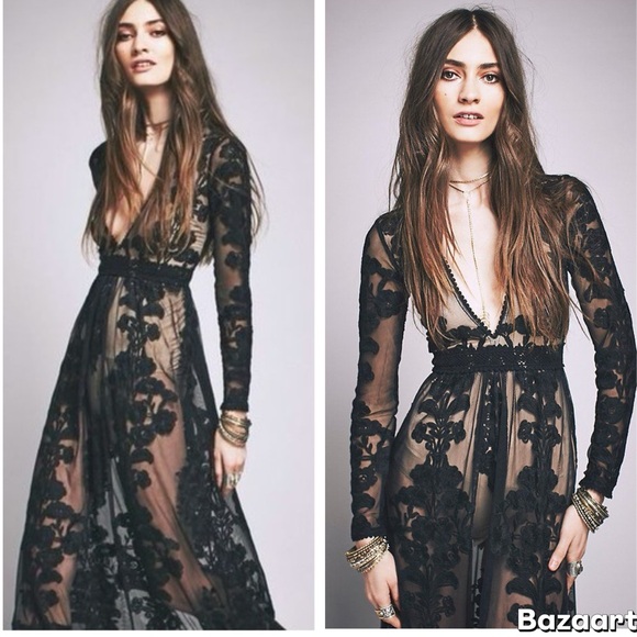 For Love And Lemons | Dresses | For Love Lemons Temecula Lace Maxi ...